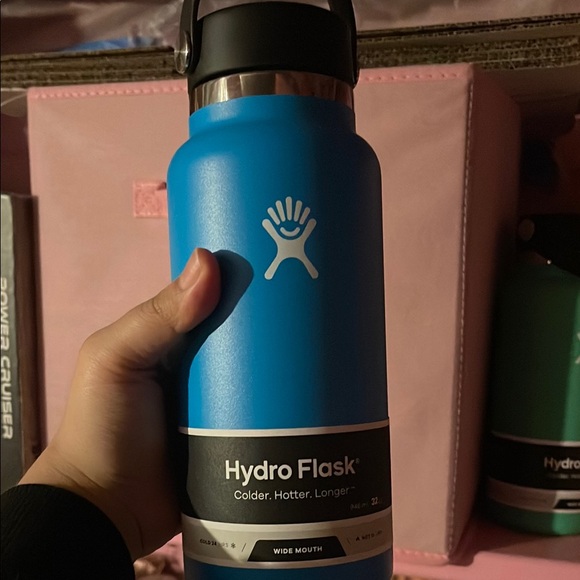 Hydro Flask | Dining | Hydro Flask Blue Wide Mouth Bottle Pacific ...